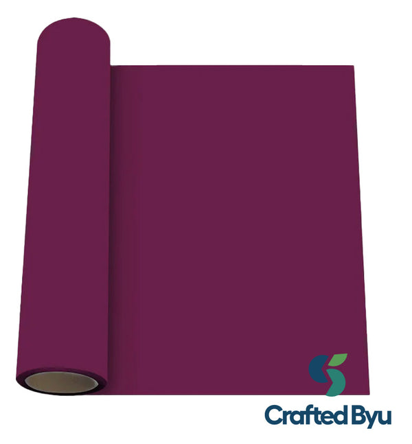 Maroon Heat Transfer Vinyl Roll – Premium Iron-On Vinyl for T-Shirts ...